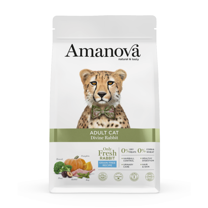 Order Amanova Dry Cat Food Adult Divine Rabbit 1,5 kg - Fast delivery ...